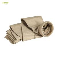 China 100% Industrial Felt Filter Bags 550gsm Nomex Filter Sleeves with PTFE membrane for sale