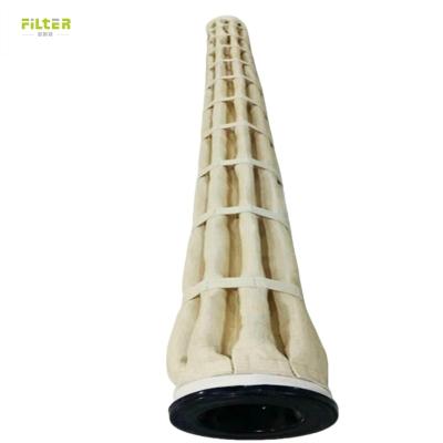 China High Temperature Filter Bags Polyester Nomex PTFE PPS P84 Fiberglass Industrial Felt for Dust Collection Cement Coal Mine Steel Plant for sale