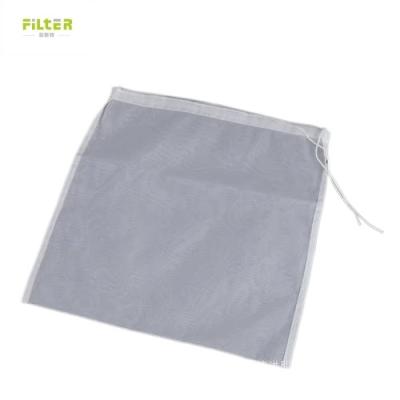 China Food grade Liquid Filter Bag with multiple micron options washable nylon mesh and secure drawstring closure for liquid filtration and separation for sale