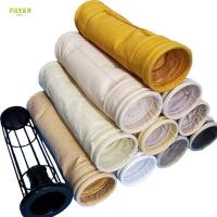 China Durable Felt Filter Bags Needle Punched Polyester Felt with Reinforced Bottom for Industrial Dust Collection and Filtration Systems for sale