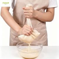 China Food Grade Nylon Filter Bags,Reusable Fine Mesh Strainer Bag for Baby Food Puree,Fruit Vegetable Juice Filter for sale
