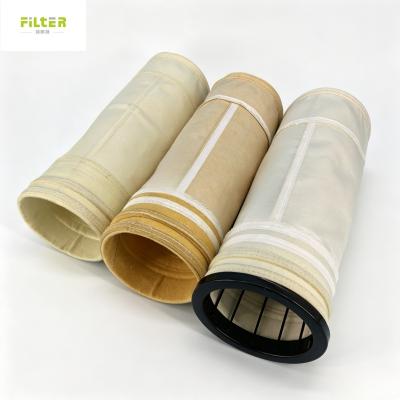 China Acid Resistance Fiberglass Filter Bag for Cement Kiln Flue Gas Filtration for sale