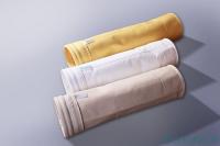 China Air Pocket Dust Collector Filter Bags / Nomex Aramid Filter Bag 550GSM for sale