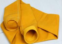 China P84 Polyimide Cement Dust Collector Bags High Tensile Strength 500~550GSM for sale