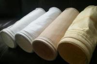 China Fibreglass Cement Bag House / Dust Extractor Filter Bags Dimension Stability for sale
