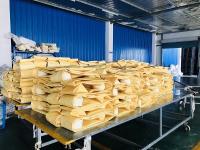 China 550gsm Arcylic Filter Bag For Cement Plant High Alkaline Resistant for sale
