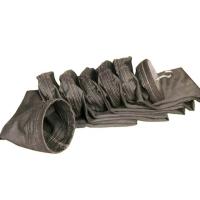 China High Temperature 630GSM 7 Rings 260 Degree RABH Fiberglass Filter Bag for Power Plant for sale