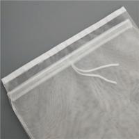 China Food Grade 25 Micron Nylon Filter Bag For Liquid Filtration Sewn Technology for sale