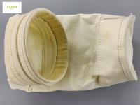 China 750GSM Fibreglass Filter Bag PTFE Membrane For Cement Plant Steel Plant for sale