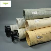 China Baghouse fibreglass silo bag filter dust collector filter bag and Filter Cage basket for sale