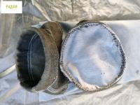 China PTFE Membrane Fiberglass Filter Bags For Cement Steel Plant Dust Collector for sale