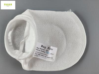 China 100 Micron PP Liquid Filter Bag With SS304 Steel Ring for sale