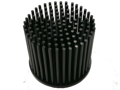 China 75mm Pin Fin LED Heat Sink 15W AL1070 Anodized Thermal Radiator for sale