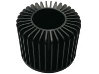 China Rustproof Forged Aluminum Round Heat Sink 61mm x 50mm 12-15W LED for sale