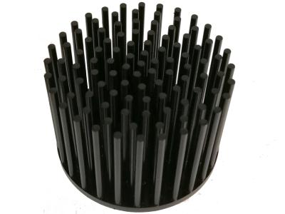 China ISO9001 Cold Forging Pin Fin Heat Sink 90mm Diameter 60mm Height AL1070 Anodized for sale