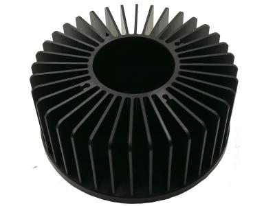 China Cold Forged Aluminum Heat Sink Pin 92x40mm 25W LED Anodized for sale