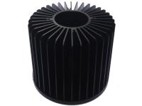 China AL1070 Round Extruded Aluminum LED Heat Sink 92mm x 80mm 30-35W for sale