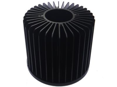 China AL1070 Round Extruded Aluminum LED Heat Sink 92mm x 80mm 30-35W for sale