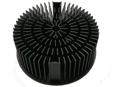 China 100mm Cold Forged LED Heat Sink 25W AL1070 Anodized Radiator for Downlight Spotlight for sale