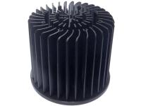 China 100mm Aluminum LED Heat Sink 40W Cold Forged Radiator AL1070 Anodized for sale