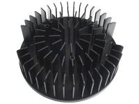 China Cold Forged Round Pin Fin Heat Sink 130mm Diameter 40mm Height AL1070 30W LED for sale