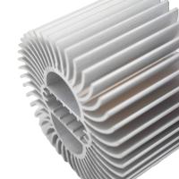 China Antirust Stable Aluminum Extrusion Heatsink 6063-T5 Custom OEM Automotive Radiator Profile for sale
