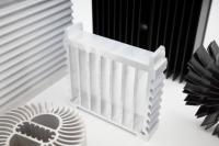 China Antirust Stable Aluminum Extrusion Heatsink 6063-T5 Custom OEM Automotive Radiator Profile for sale