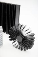 China Antirust Stable Aluminum Extrusion Heatsink 6063-T5 Custom OEM Automotive Radiator Profile for sale