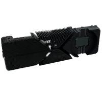 China Custom Anodized Aluminum Heat Sink 6063 T5 CNC Machined Square Multipurpose Cooling for sale