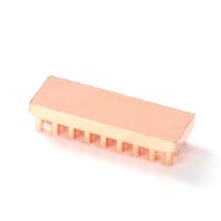 China Durable Rectangle Copper VRM Heatsink , Anti Corrosion Small Copper Heatsink for sale