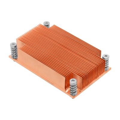China Rectangle Stable All Copper Heatsink Anti Oxidation Multipurpose 130x77mm for sale