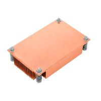 China Industrial Copper Heat Spreader 130x77mm Cold Forged LED Heatsink for sale