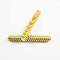 China Industrial Brushed Brass CNC Turning Parts 0.5-150mm Diameter Precision Components for sale