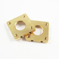 China Industrial Brushed Brass CNC Turning Parts 0.5-150mm Diameter Precision Components for sale