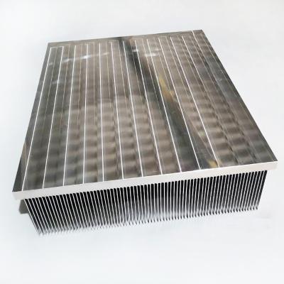 China Custom Bonded Fin Heat Sink Aluminum 6063 T5 400mm Width 500mm Length for High Power Cooling for sale