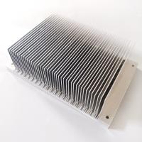 China IGBT Bonded Fin Aluminum Heat Sink 190x55x127mm Pitch 4mm for Power Cooling for sale