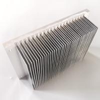 China IGBT Bonded Fin Aluminum Heat Sink 190x55x127mm Pitch 4mm for Power Cooling for sale