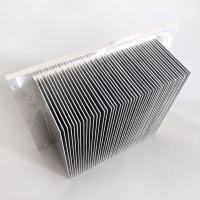 China Custom Bonded Fin Heatsink for Inverter Rectifier VFD 260x88x200mm Aluminum 6063 T5 for sale
