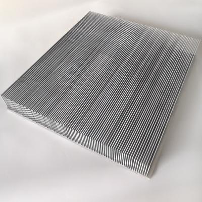 China Bonded Fin Heat Sink 365x60x400mm Custom Aluminum Heatsink for High Power Electronics for sale