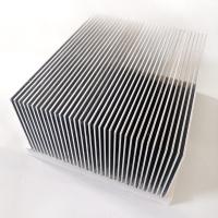 China Bonded Fin Aluminum Heat Sink 203x114x228mm AL6063 T5 Epoxy Bonded Customizable for sale