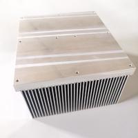 China Bonded Fin Aluminum Heat Sink 203x114x228mm AL6063 T5 Epoxy Bonded Customizable for sale
