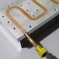 China Embedded Copper Tube Water Cooling Heat Sink for IGBT High Power AL6063 T5 for sale
