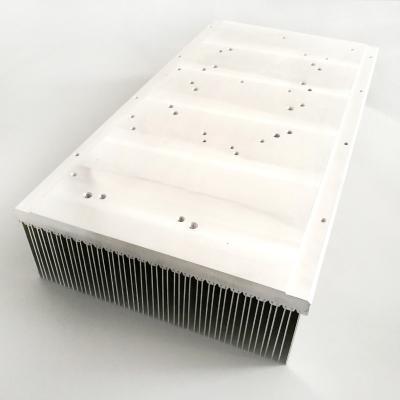 China Bonded Fin Heatsink 207x75x390mm AL6063 T5 for UPS IGBT Semiconductor Cooling for sale