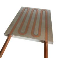 China Custom Aluminum Water Cooling Plate Heat Sink 152x200x12mm for High Power Electronics for sale