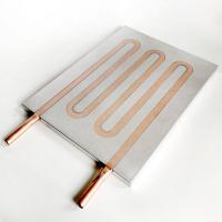 China 6 Loop Degreasing Water Cooling Plate 180x240x12mm Aluminum Radiator Heat Sink for IGBT LED for sale