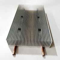China AL6063 T5 Water Radiator Heat Sink Anticorrosive Black Anodizing 120x36x210mm for sale