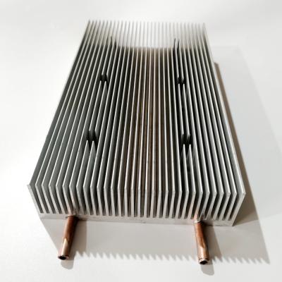 China AL6063 T5 Water Radiator Heat Sink Anticorrosive Black Anodizing 120x36x210mm for sale
