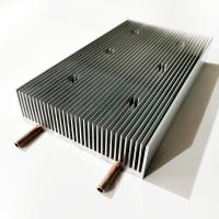 China AL6063 T5 Water Radiator Heat Sink Anticorrosive Black Anodizing 120x36x210mm for sale
