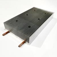 China AL6063 T5 Water Radiator Heat Sink Anticorrosive Black Anodizing 120x36x210mm for sale