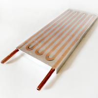 China Aluminum Copper Water Cooling Plate 125x300x15mm Liquid Cold Plate Heatsink for IGBT UPS for sale